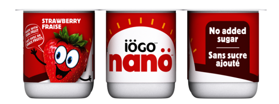 nanö - Drinkable yogurt Strawberry - 6x93ml - IÖGO