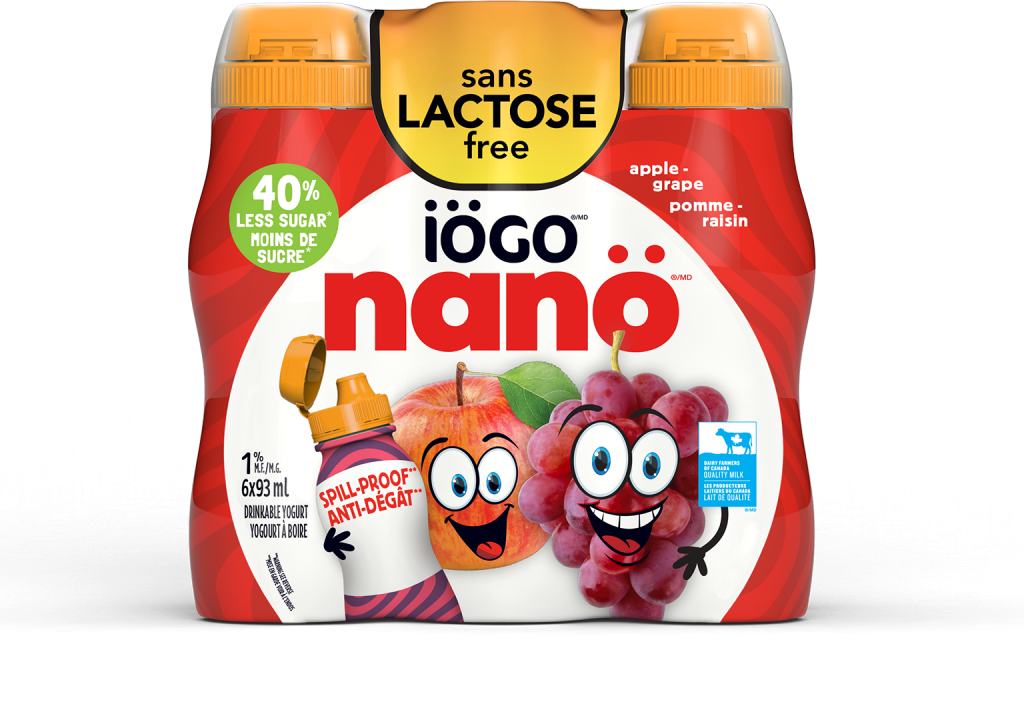 nanö - Drinkable yogurt Strawberry - 6x93ml - IÖGO